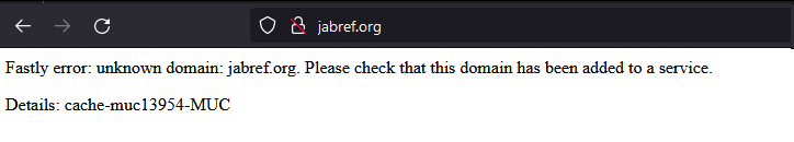 Fastly error: unknown domain: jabref.org. · Issue #1976 · JabRef/JabRefOnline · GitHub
