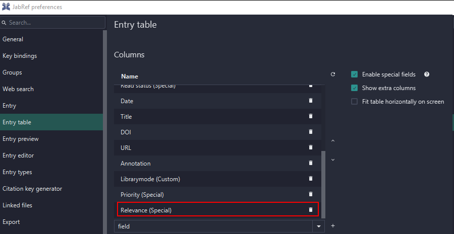 Relevance Star Should Only Appear When Toggled · Issue 10431 · Jabrefjabref · Github 8982