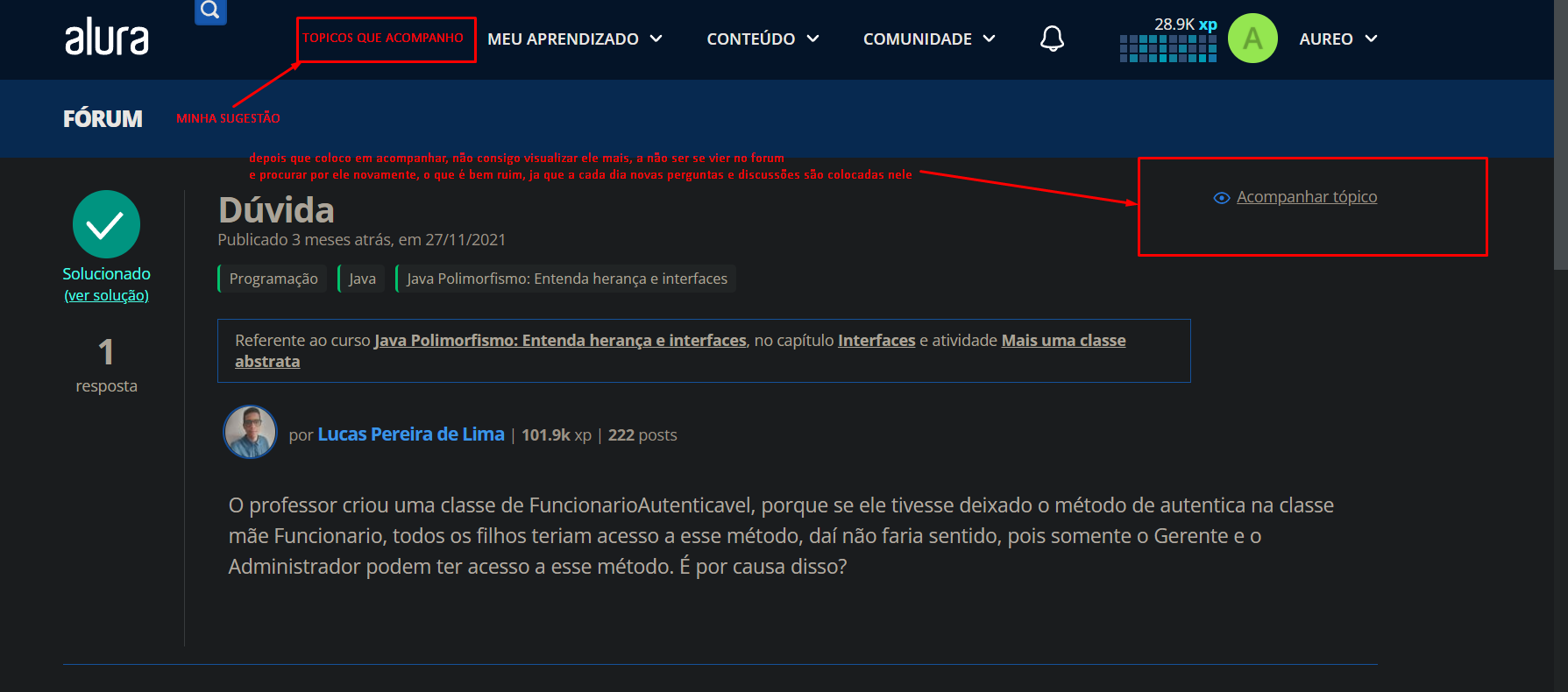um botão de visualizar tópicos que acompanho · Issue #626 · caelum/alura-funcionalidades · GitHub