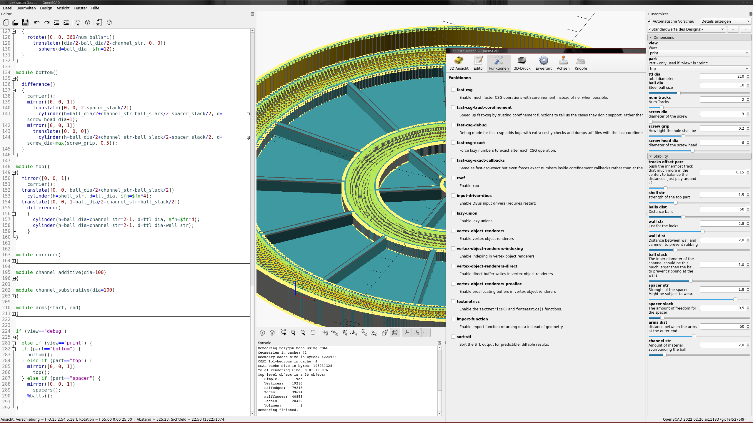 Incomplete render with fast-csg-trust-corefinement and fast-csg being set · Issue #4150 ...