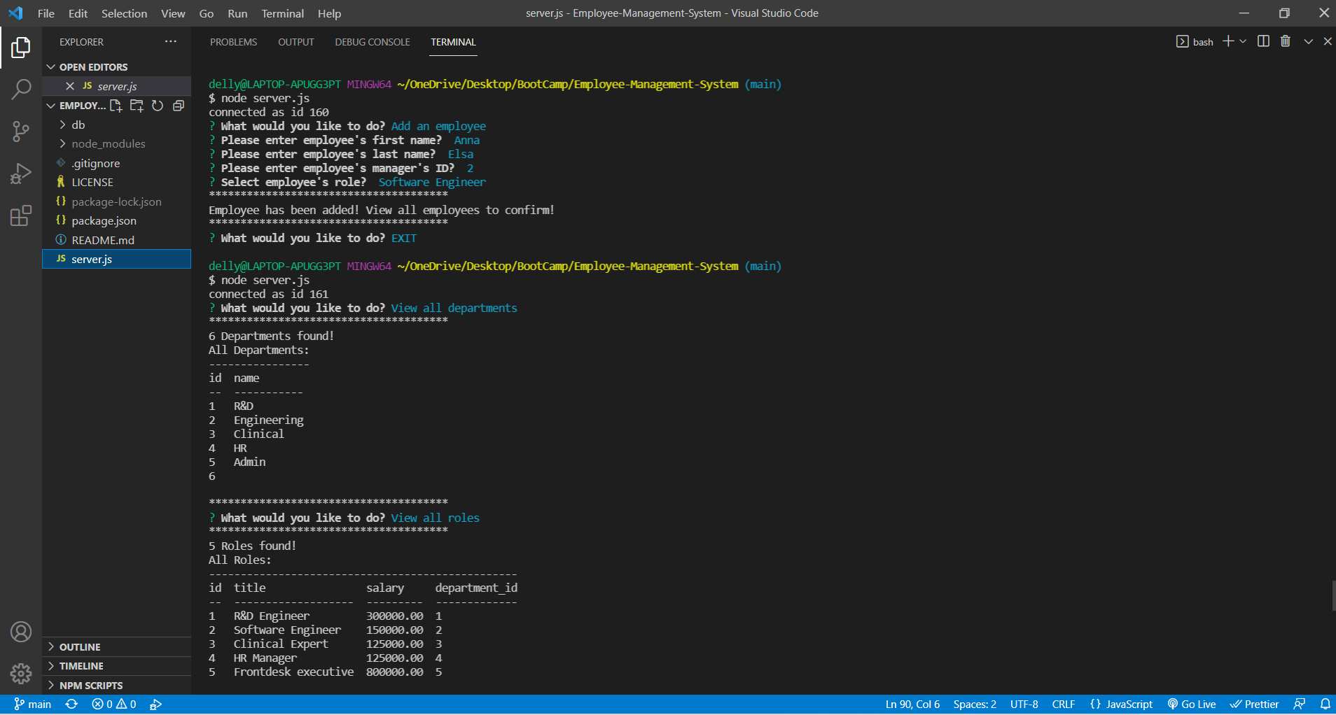 GitHub - dfdellys/Employee-Management-System