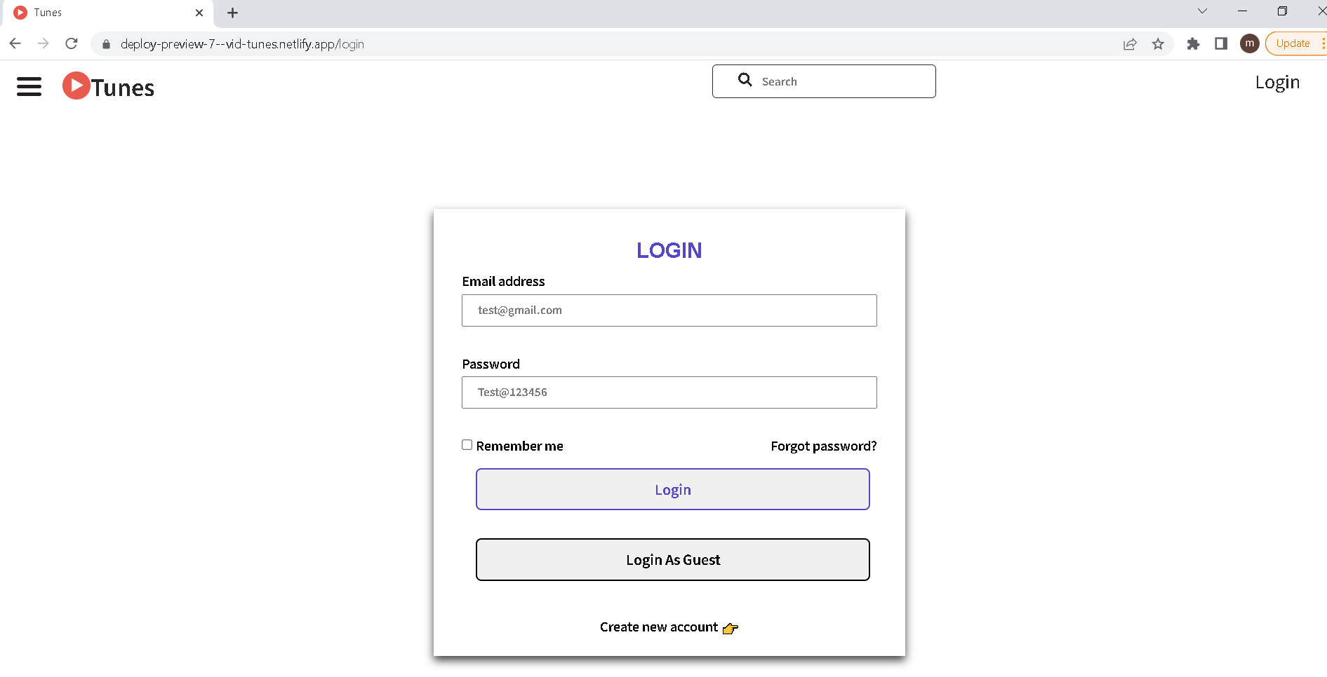 GitHub - Manpreet-hub/Tunes: Tunes is a music video library built using HTML, CSS, React JS and ...