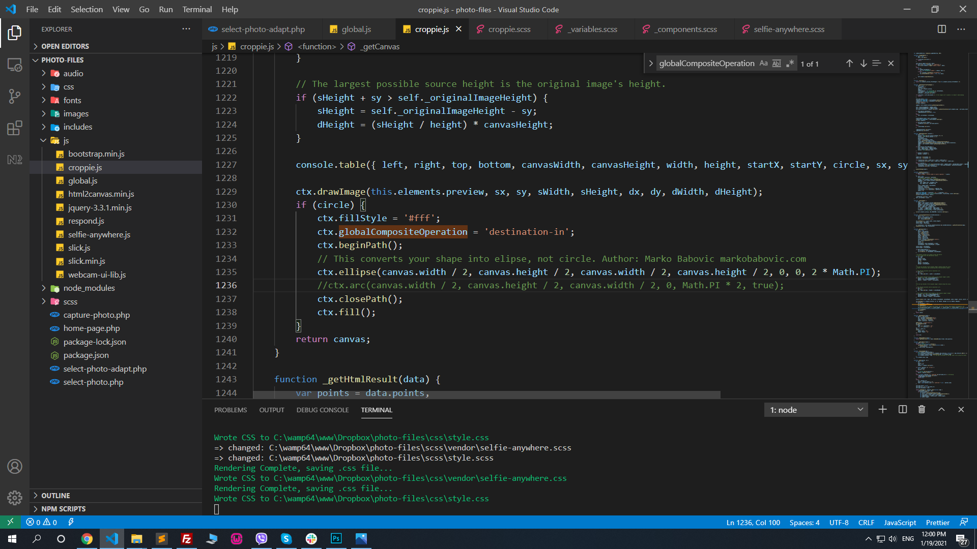 Get the cropped image in an oval shape · Issue #319 · Foliotek/Croppie · GitHub