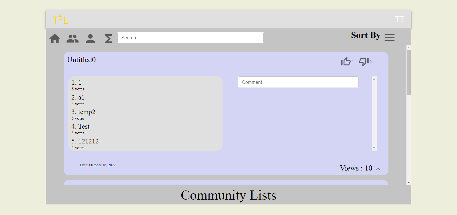 GitHub - justwzhang/Top5ListsFinal