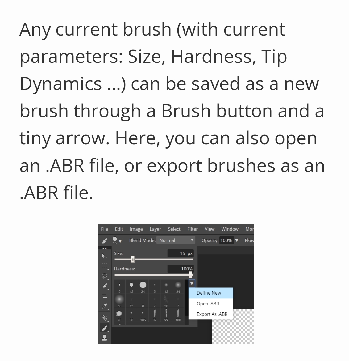 Feature Request: Save Brush Tool Settings as Styles · Issue #5299 ...
