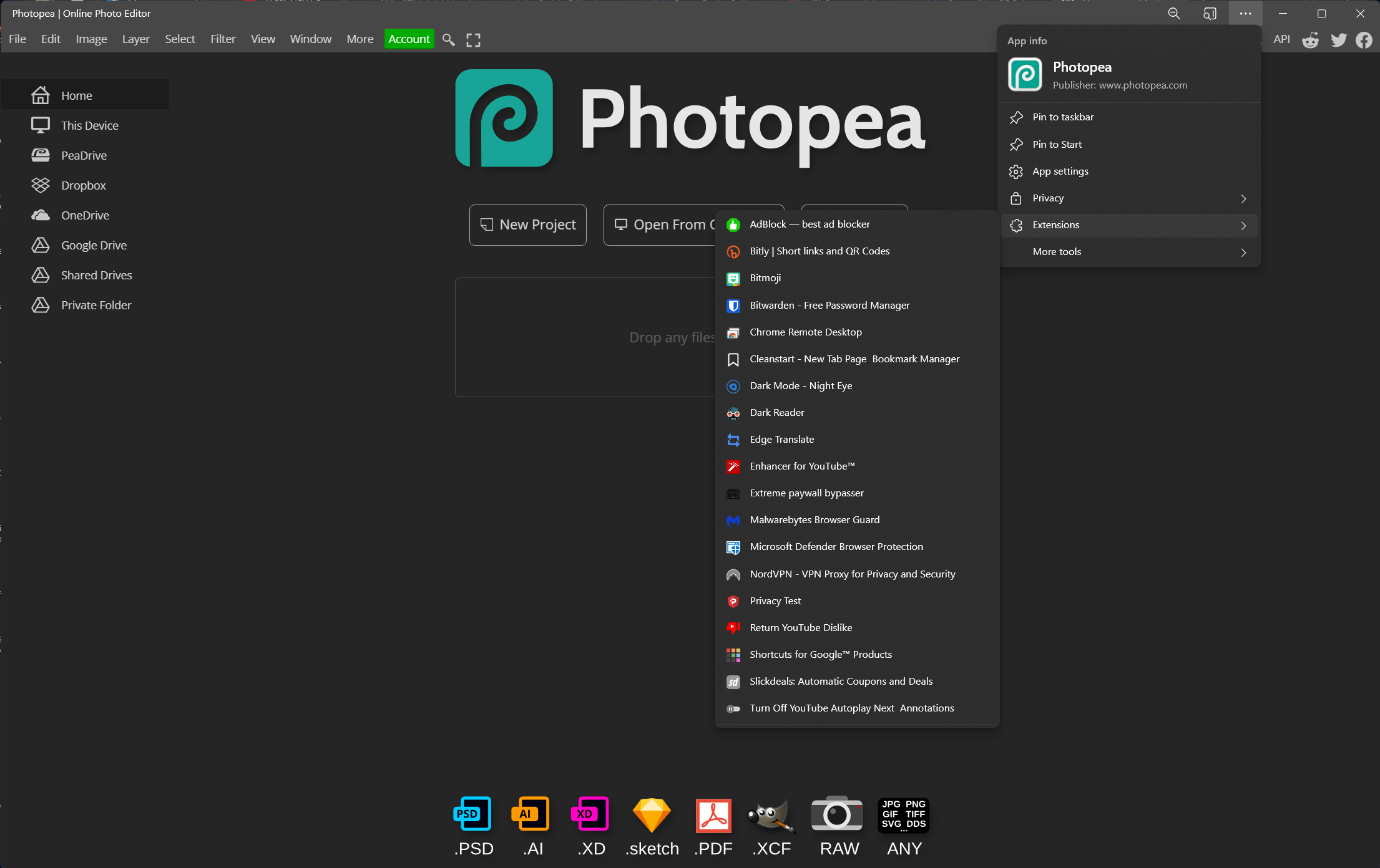 How to get rid of backup files on photopea · Issue #5885 · photopea/photopea · GitHub