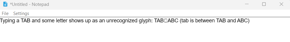 Tab is printed as unknown glyph · Issue #2626 · JetBrains/compose-multiplatform · GitHub
