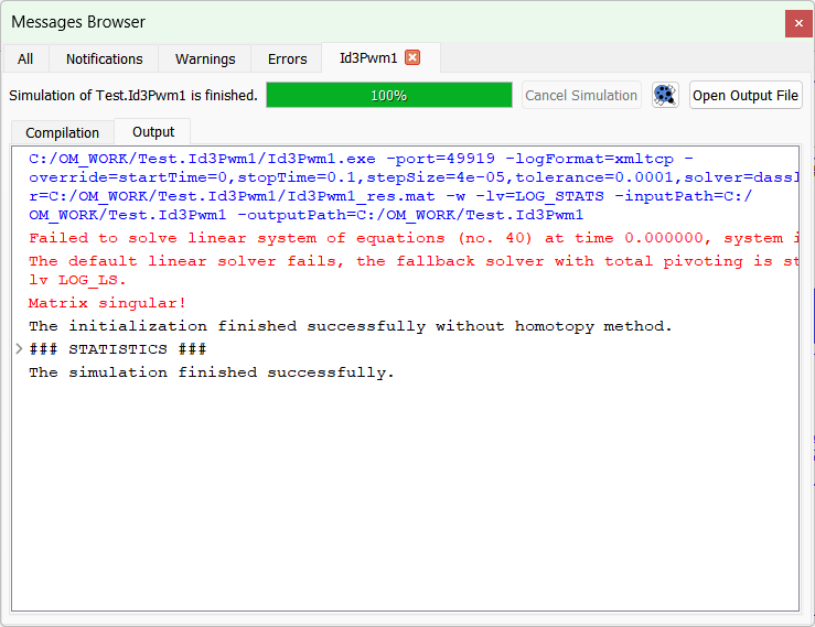 Impossible to read error message · Issue #9808 · OpenModelica/OpenModelica · GitHub
