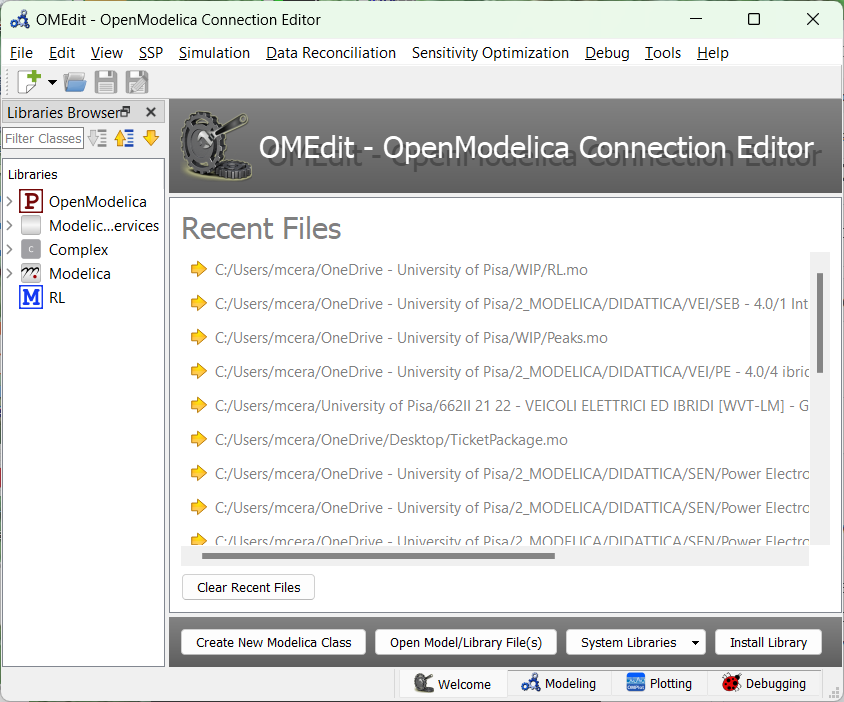 Unable to enlarge Libraries Browser in some cases · Issue #10235 · OpenModelica/OpenModelica ...