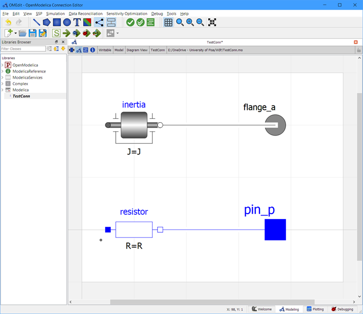 Connection To Flange Visually Faulty · Issue 11366 · Openmodelica