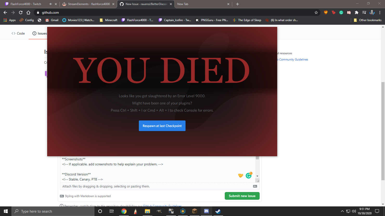 [Bug] · Issue #481 · BetterDiscord/BetterDiscord · GitHub