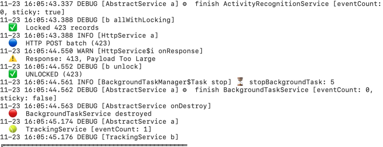 Payload too large error while syncing data to server · Issue #1178 · transistorsoft/react-native ...