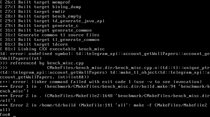 OpenBSD 6.7 -stable build fail · Issue #1091 · tdlib/td · GitHub