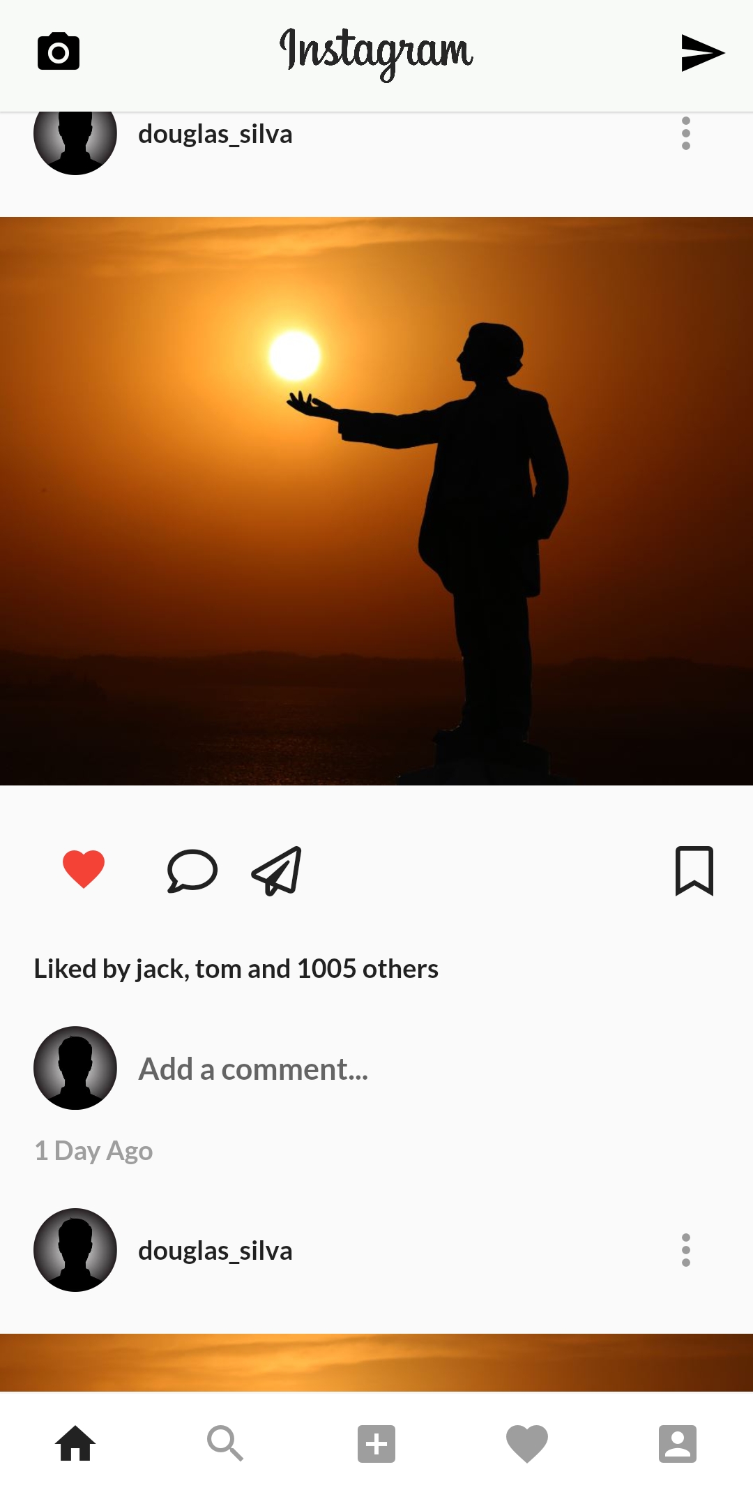 GitHub - avijeet108/Instagram_UI_Clone: This is a basic UI Clone of Instagram.