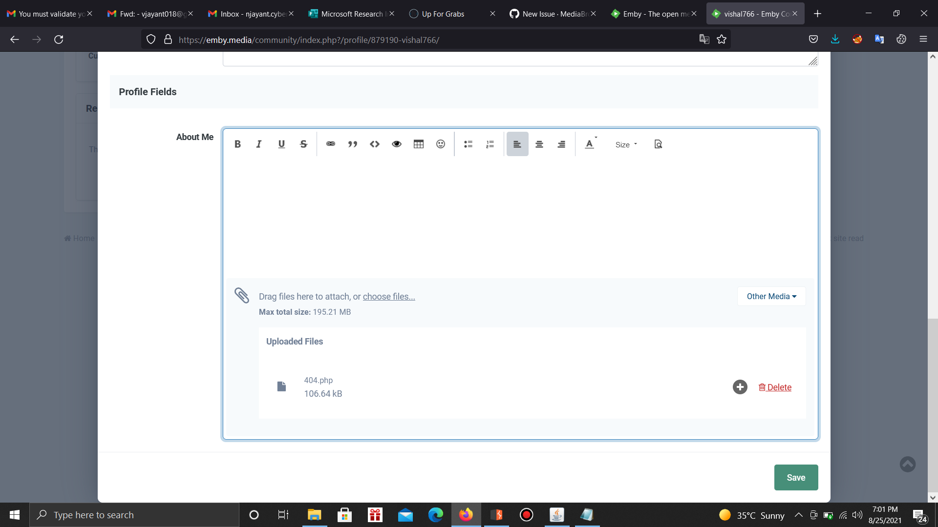 No Secure Integrity Check · Issue 3703 · Mediabrowseremby · Github