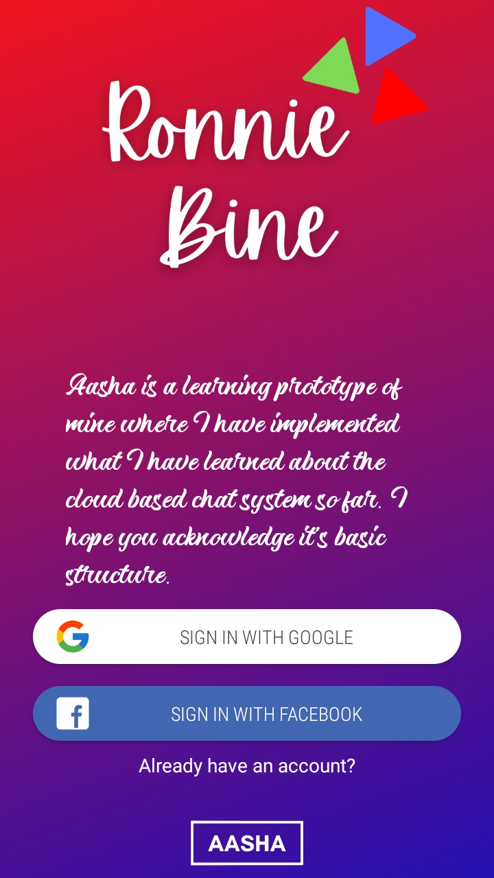 GitHub - ronnie-bine/aasha: Android chat app