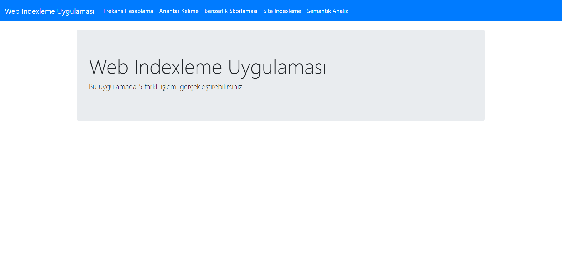 GitHub - ozgurhaddur/WebProject: Web Indexing Application