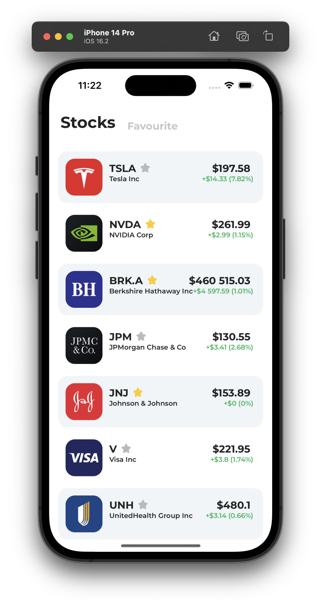 GitHub - Yedigebeast/Investment: Swift Investment App (shows the list ...