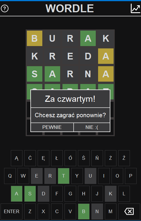 GitHub - Szelek2001/Wordle: WOrdle + Database(MySQL) + Web scraping
