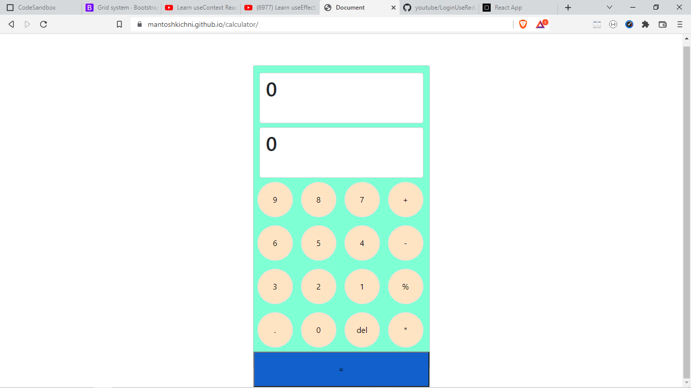 GitHub - mantoshkichni/calculator GitHub - mantoshkichni/calculator