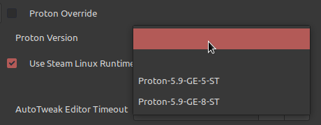 Wrong Proton version used; failure to detect official Proton versions ...