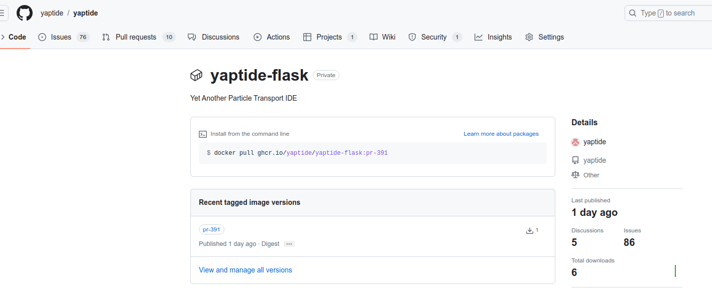 Deploy our containers to ghcr.io · Issue #292 · yaptide/ui · GitHub