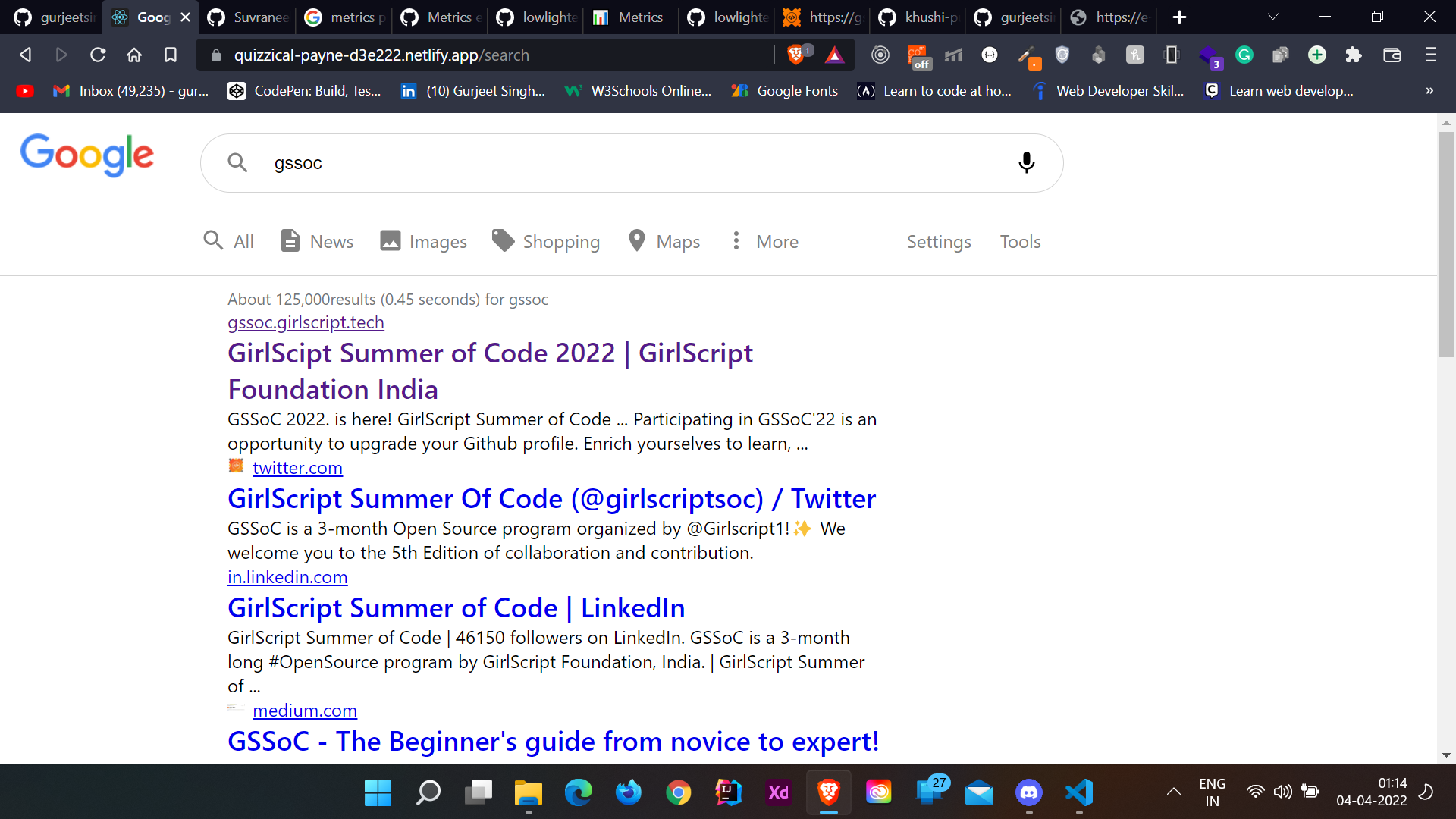Added Google Search Engine Clone by gurjeetsinghvirdee · Pull Request ...