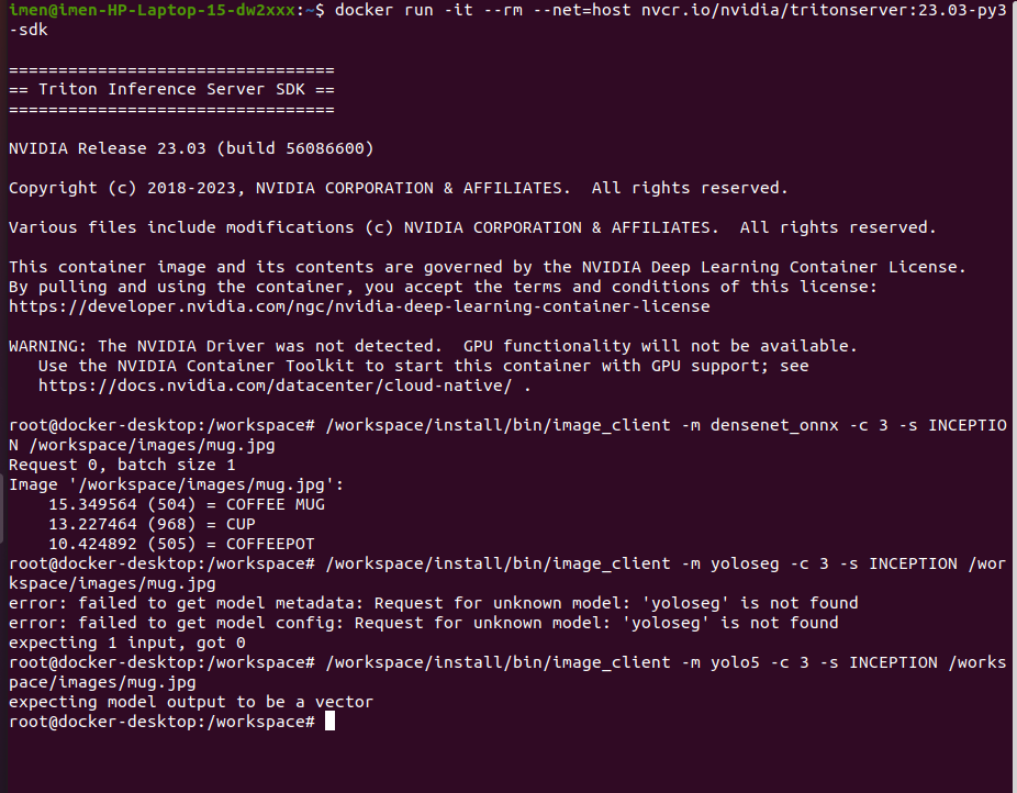 Deploy yolov5 Model with Triton Inference Server issue and error : expecting model output to be ...