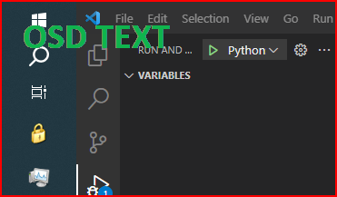 [Question] OSD Text · Issue #6385 · PySimpleGUI/PySimpleGUI · GitHub