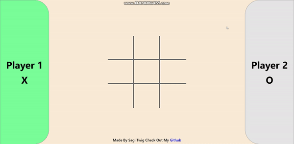 GitHub - Sagi23/tic-tac-toe: Fully responsive project that let you play tic-tac-toe with cool ...