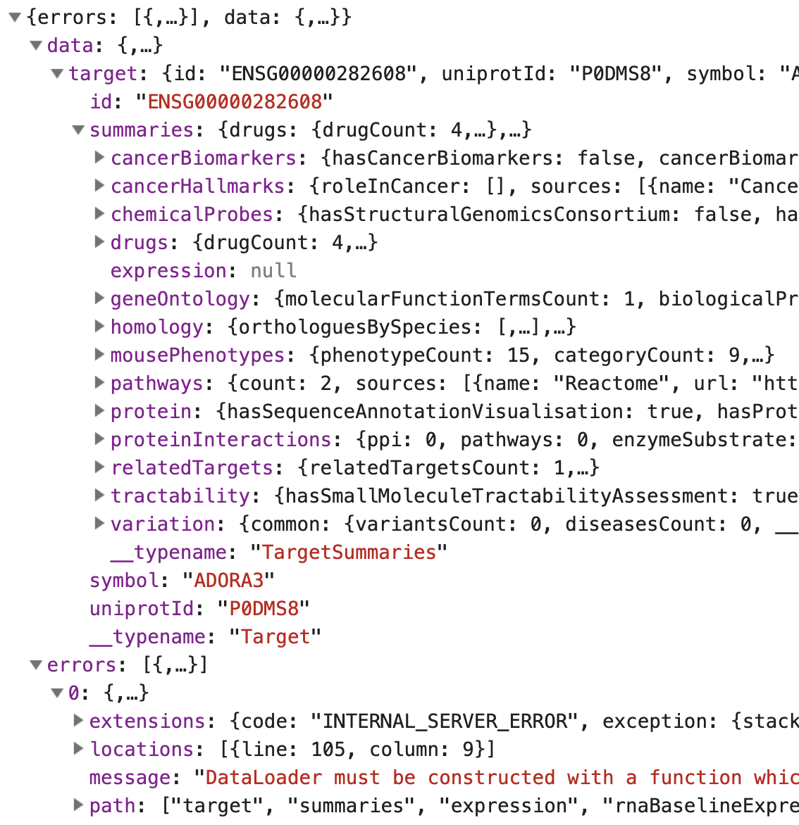 Target profile page rewrite: Handle errors behind 3rd party APIs in GraphQL · Issue #621 ...
