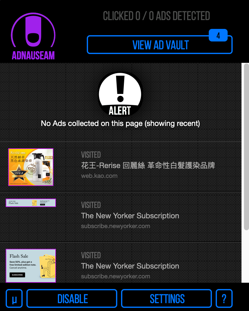 Wrong data in menu · Issue #1828 · dhowe/AdNauseam · GitHub