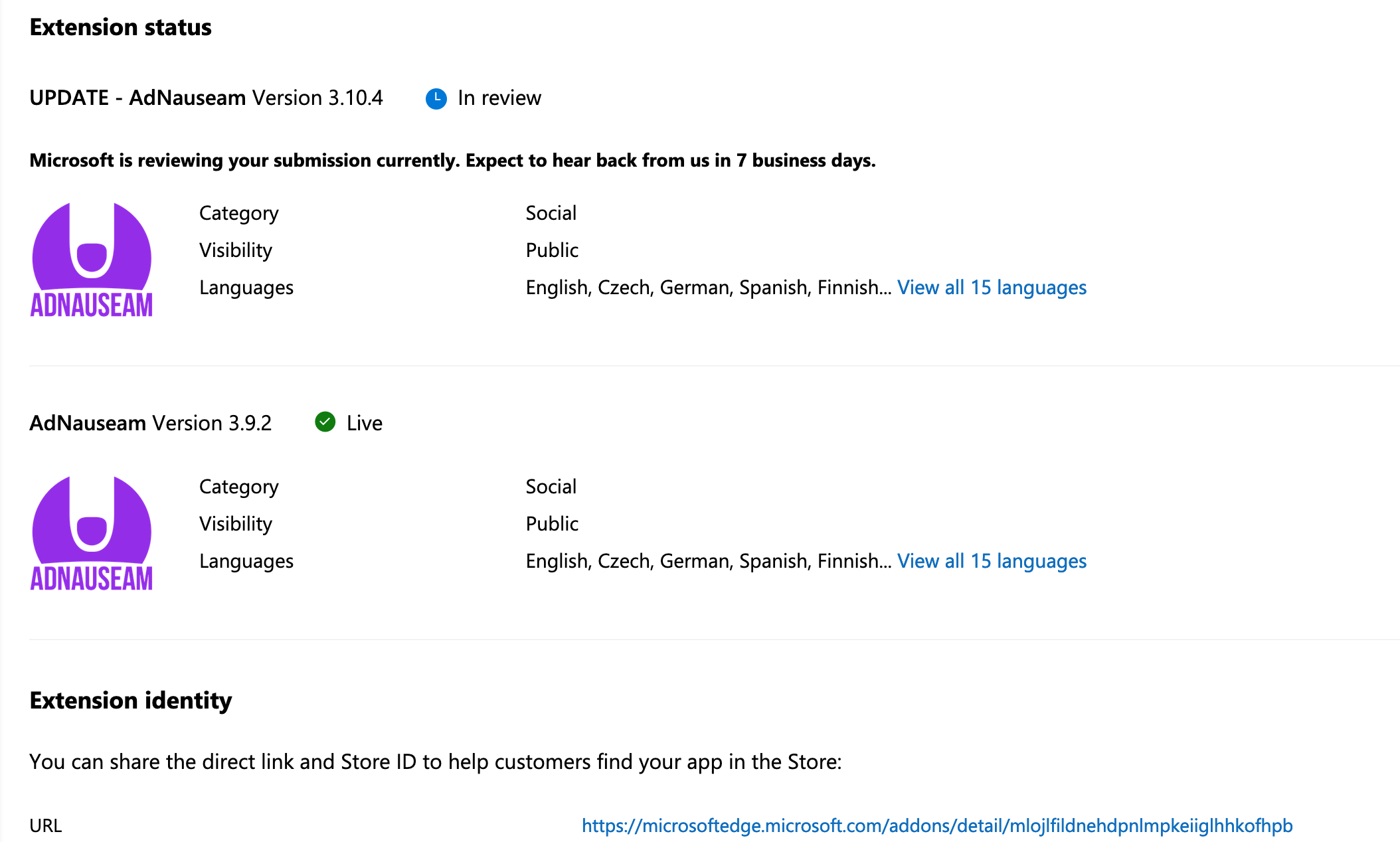 Edge Chromium Store not uptodate · Issue #1861 · dhowe/AdNauseam · GitHub
