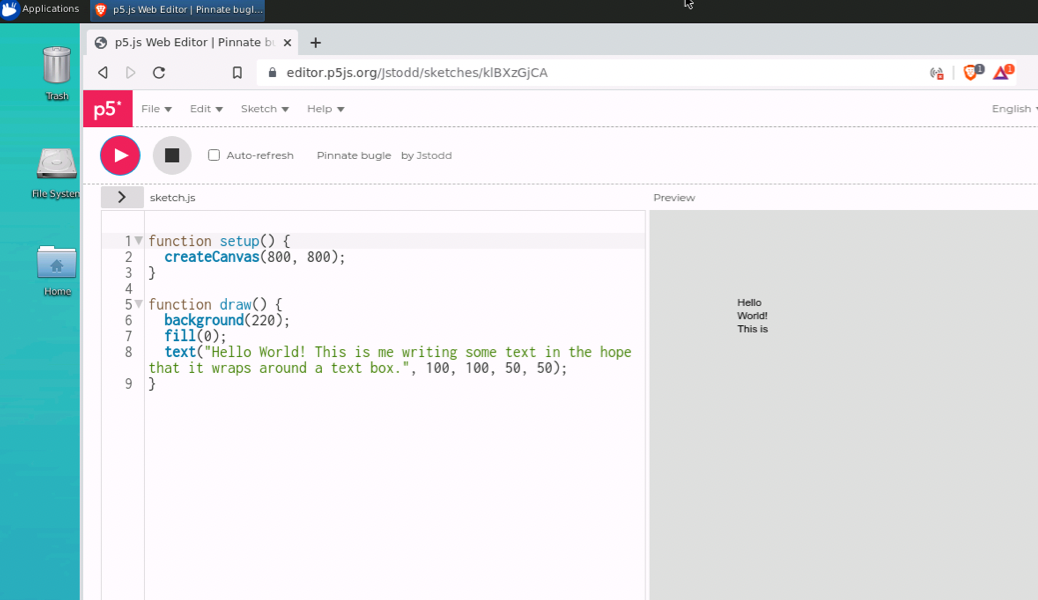 Text wrap not working · Issue #5478 · processing/p5.js · GitHub