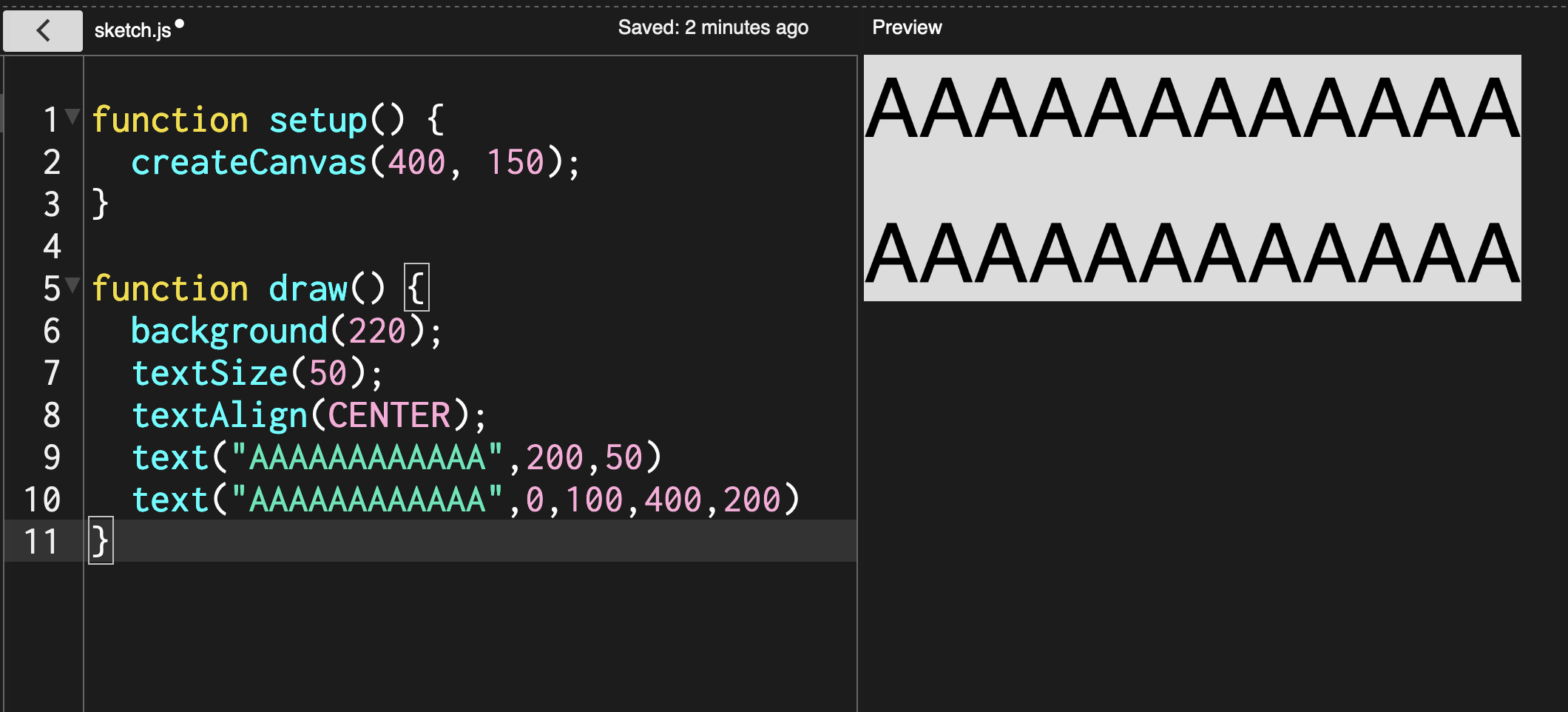 textAlign() doesn't center multiline text properly · Issue #5587 · processing/p5.js · GitHub