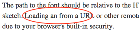 Addition to reference page for loadFont() · Issue #3283 · processing/p5.js · GitHub