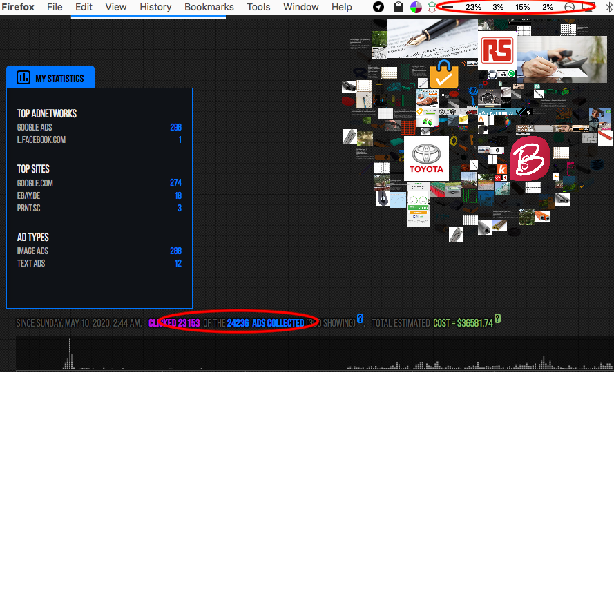 AdNauseam peaks CPU usage with large ad set · Issue #1657 · dhowe/AdNauseam · GitHub