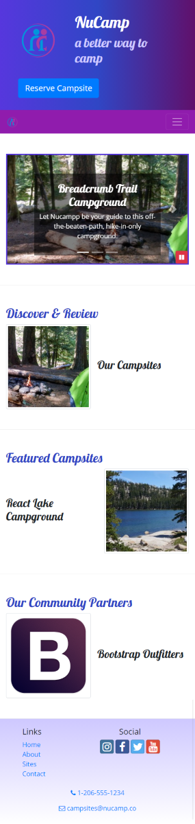 GitHub - chastellano/nucampsite