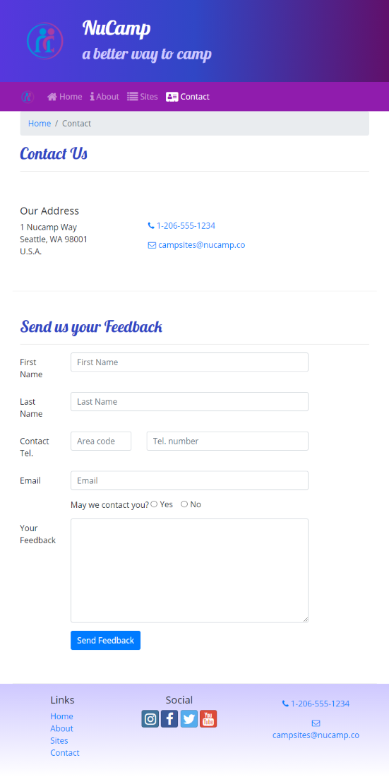 GitHub - chastellano/nucampsite