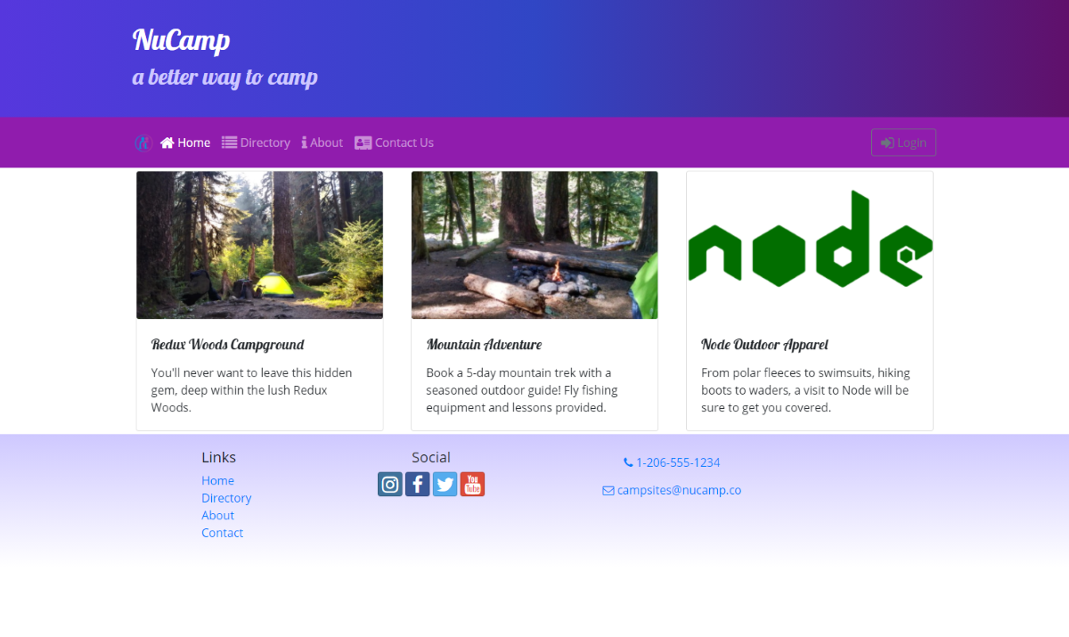 GitHub - chastellano/React-Nucampsite: Learning React