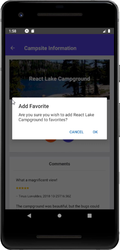 GitHub - chastellano/React-Native-Nucampsite