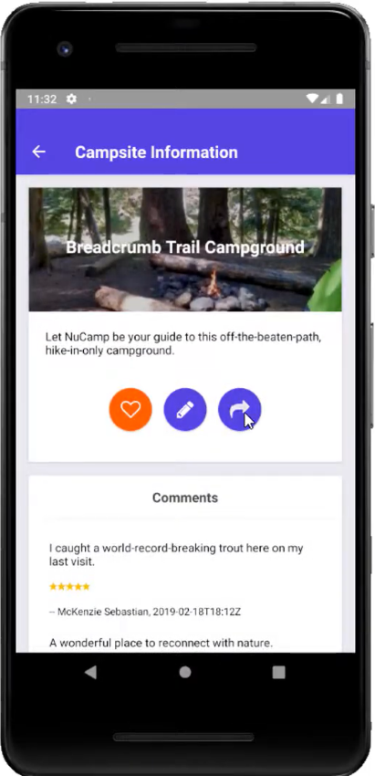 GitHub - chastellano/React-Native-Nucampsite