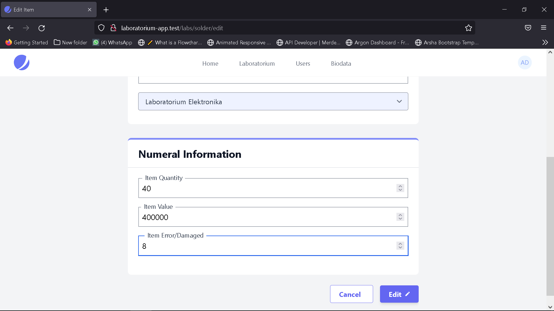 GitHub - nibroos/laboratorium-app: A dashboard laboratory management using Laravel Jetstream ...