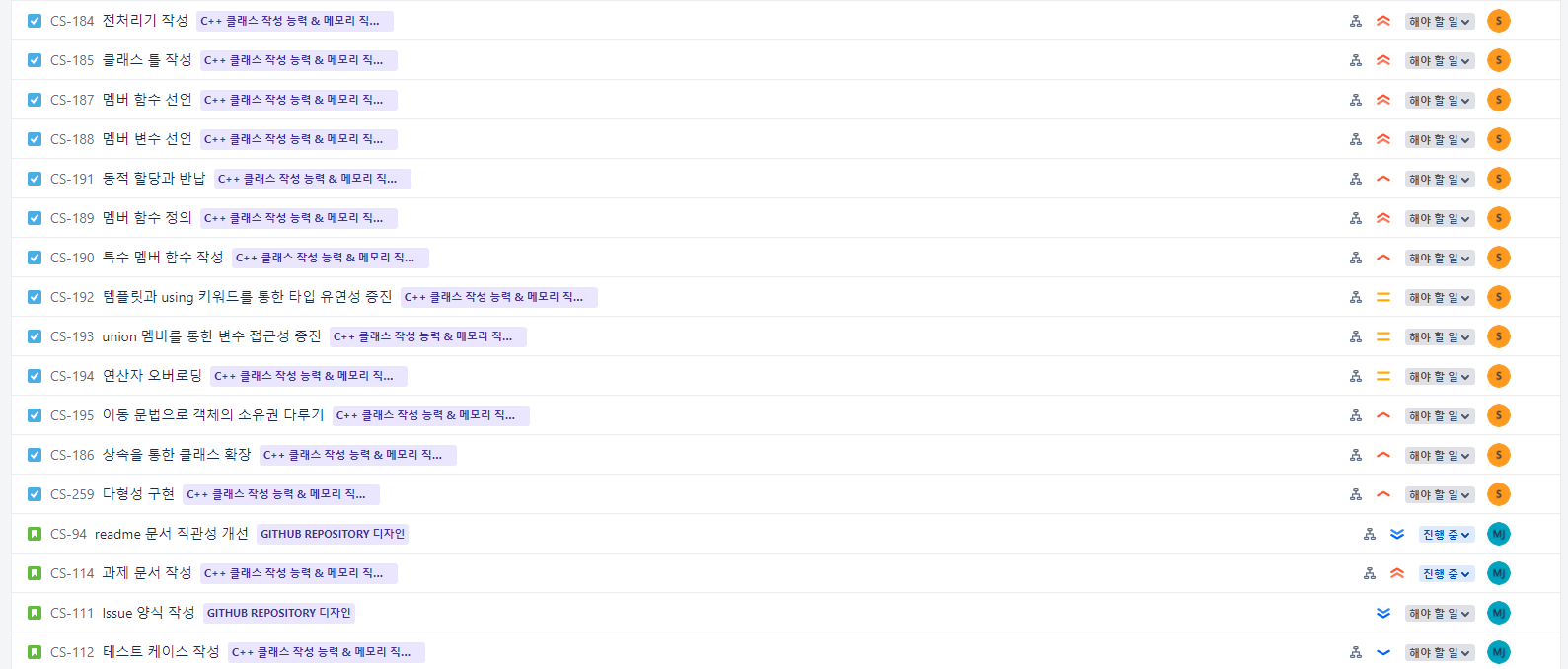Sprint1 - C++ 클래스 작성법 숙달 · Woon-2 cpp-study · Discussion #45 · GitHub