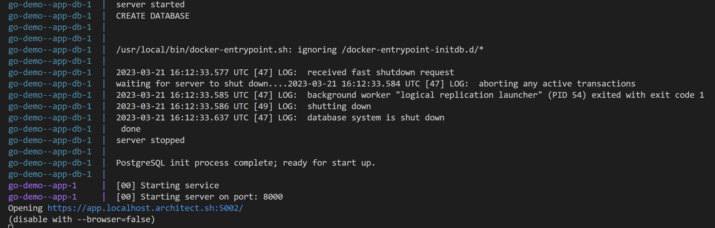 Use expanded depends_on syntax for service health by tjhiggins · Pull Request #862 · architect ...