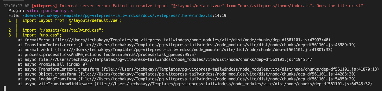 Srcdir Not Working · Issue 2806 · Vuejs Vitepress · Github