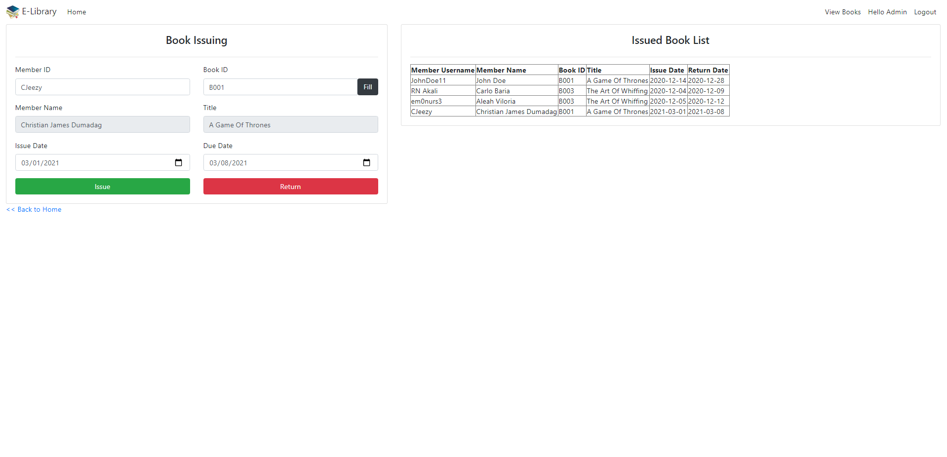 GitHub - CJeezy/LibraryManagement