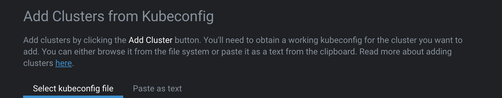 Broken link in add cluster window · Issue #2769 · lensapp/lens · GitHub
