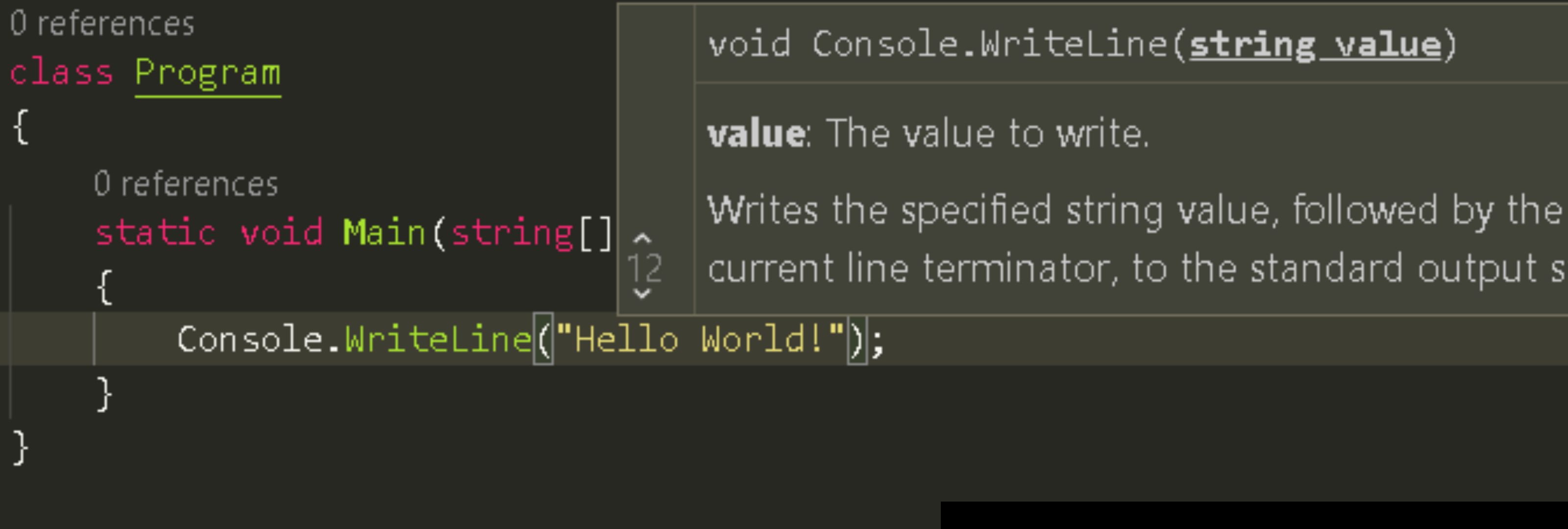 C Parameter Hint Not Showing Total Overload Count · Issue 84682