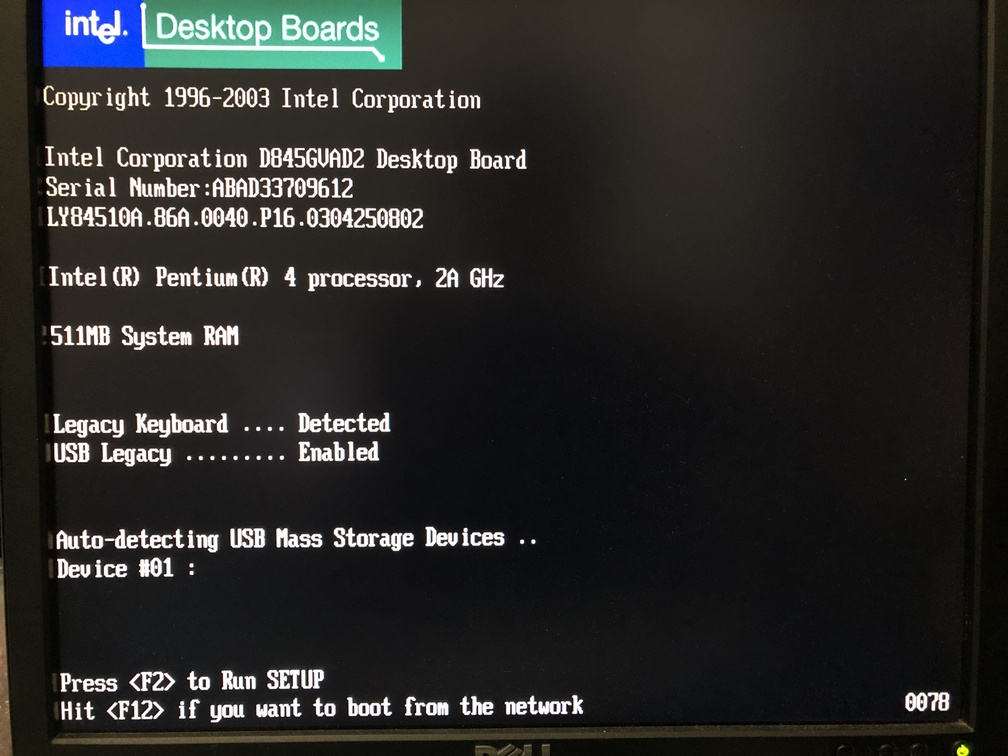 Can't boot into Intel D845GVAD2 (Pentium 4) · Issue #293 ...